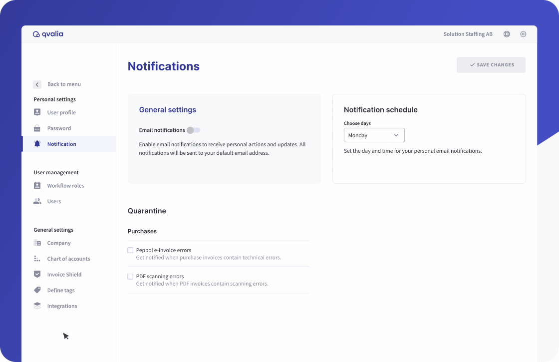 How to enable notifications